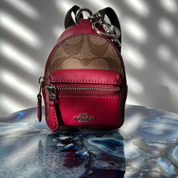 Coach | Accessories | Coach Mini Court Backpack Charm | Poshmark